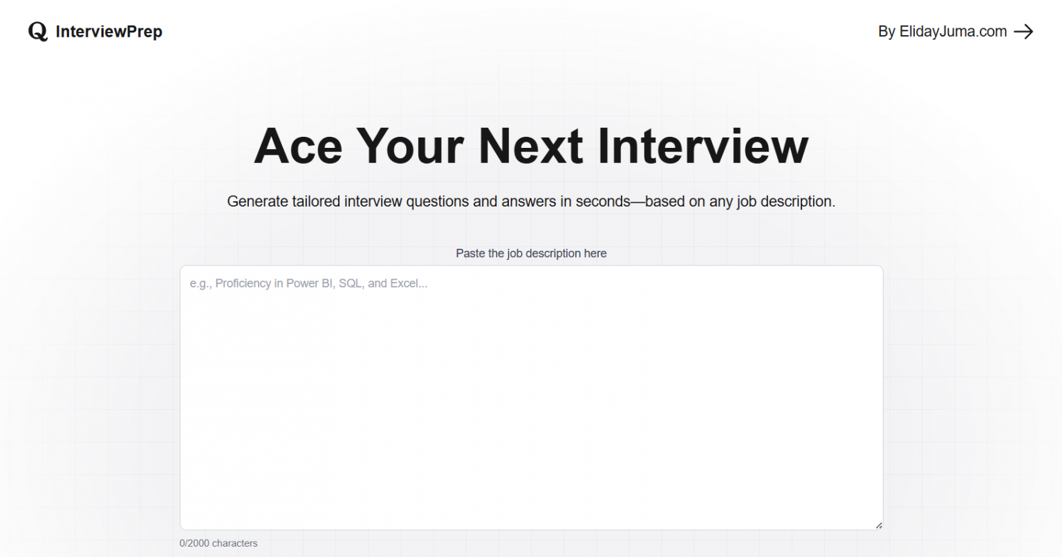 How I Built a One-Page Interview Prep Tool to Help Job Seekers and ...